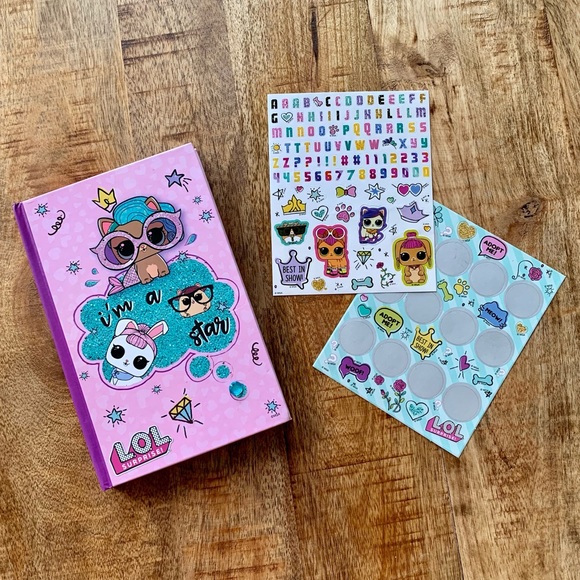 LOL Surprise! | Other | New Lol Surprise Notebook With Stickers | Poshmark
